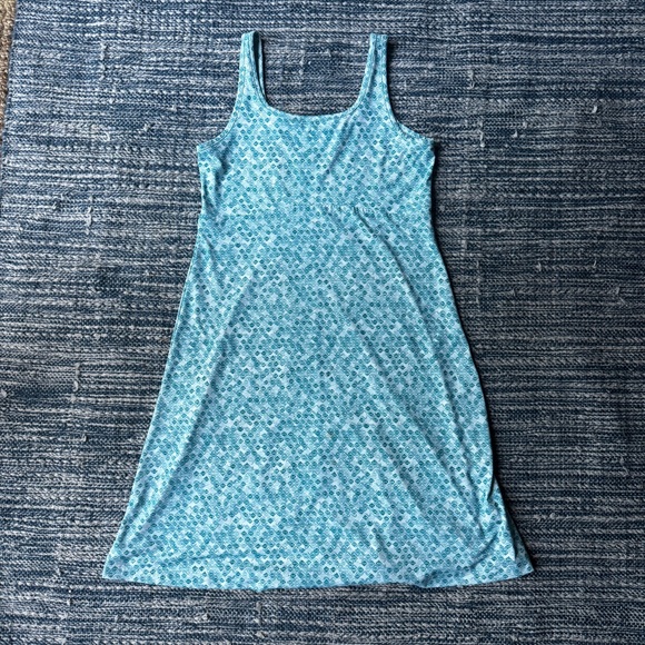 Columbia | Dresses | Columbia Pfg Dress Blue Green Medium Omnifreeze ...